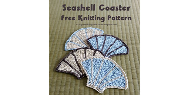 Spectacular Seashell Coaster Pattern! (FREE Knitting Pattern)
